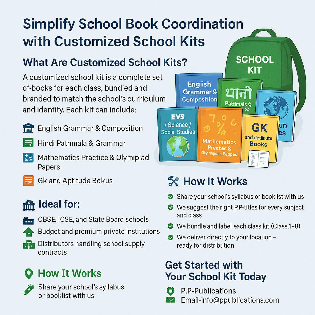 Customized School Kits by P.P. Publications: Smart, Simplified, and Sc ...