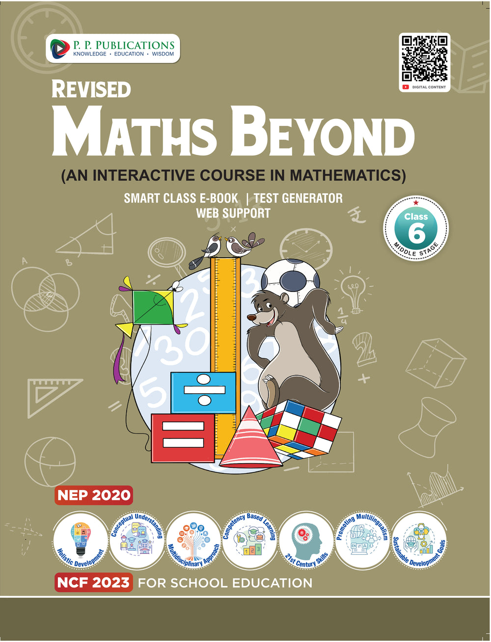 Revised Maths Beyond (With Free Worksheets & Olympiad Booklet)-6 – P.P ...