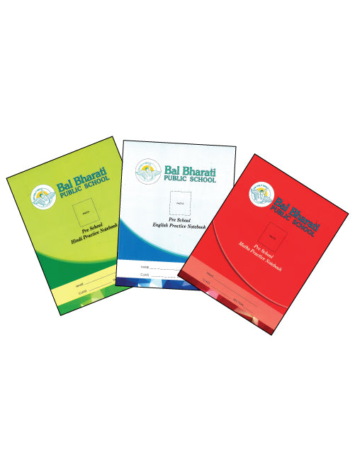 Notebooks for Pre School (Set of 3 notebooks)